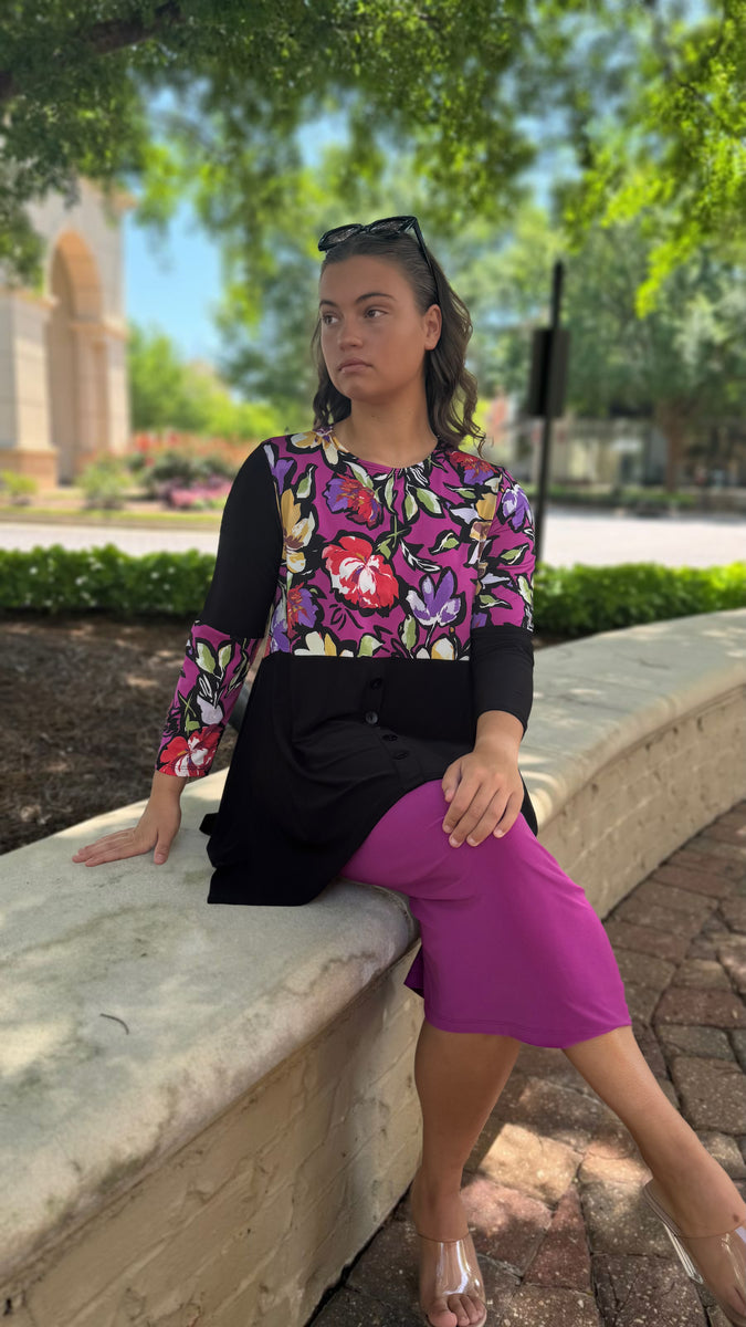 Nicole Color-Block Top – Zadie B's Fashions